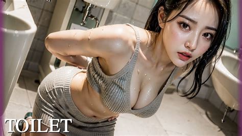 [ai 4k] 공중화장실에서 문 잠그고 단 둘이 Locked The Door In The Public Restroom