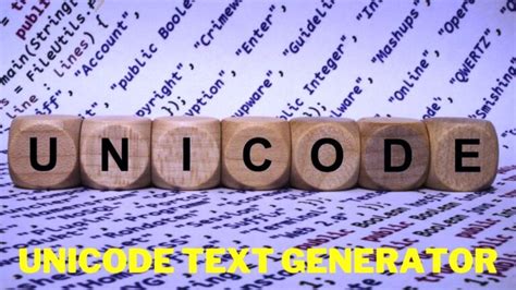 Unicode Text Generator Copy And Paste