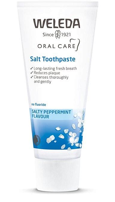 Salt Toothpaste Natural Toothpaste Without Fluori Weleda