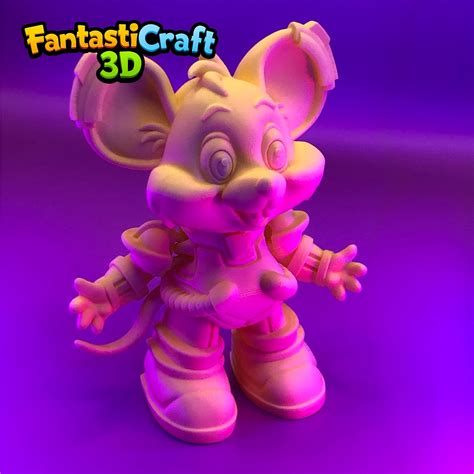 🛰 Fantasticraft3d Space Mouse Mousetronaught Flexi Model For Fdm 3d