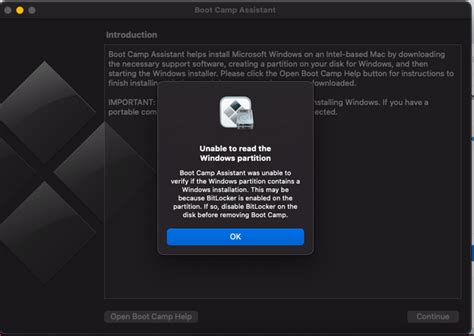 I Am Not Able To Remove Windows Partition Installed Through Bootcamp It Says Unable To Read