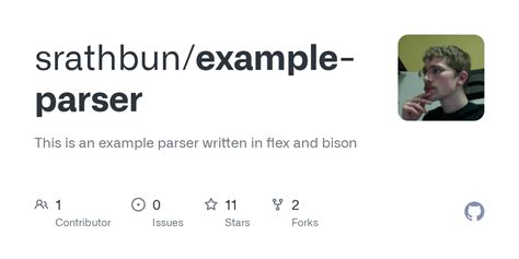 Github Srathbunexample Parser This Is An Example Parser Written In