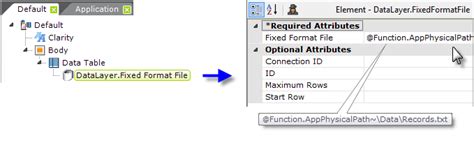 datalayer fixed file format logi analytics