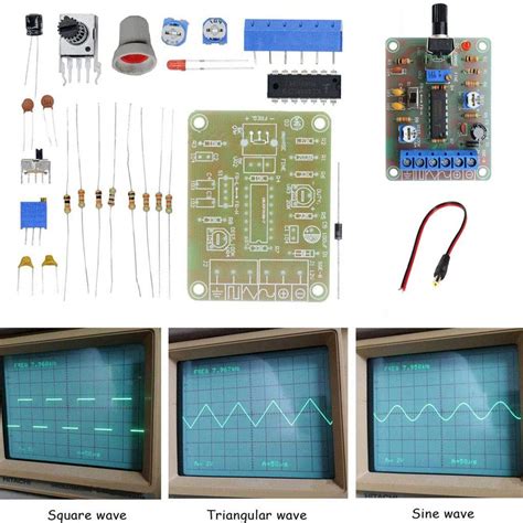 Signal Generator Module Monolithic Function Waveform Icl8038 Diy Kit