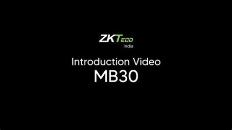 ZKteco Biometric MB30 Biometric Attendance System At 10000 Piece In