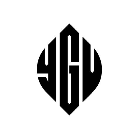 Ygv Circle Letter Logo Design With Circle And Ellipse Shape Ygv