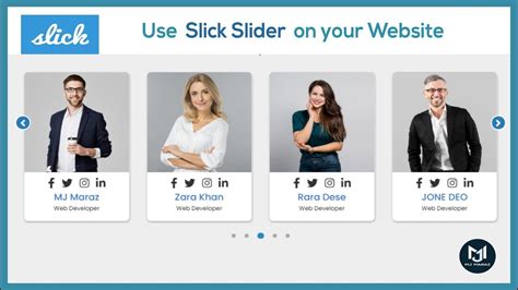 How To Use Slick Slide On Your Website Slick Slider Jquery Plugin