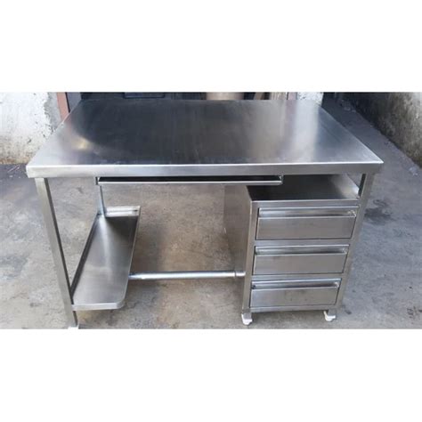 Stainless Steel Computer Table At 22500 00 Inr In Vadodara Shree