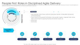 People First Roles In Disciplined Agile Delivery Agile Dad Process Presentation Graphics
