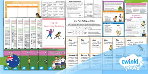 Move Pe Year 2 Target Games Unit Pack Lehrer Gemacht