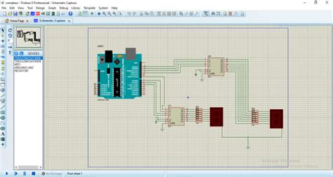 Do Circuit Design On Proteus With Arduino Programming By