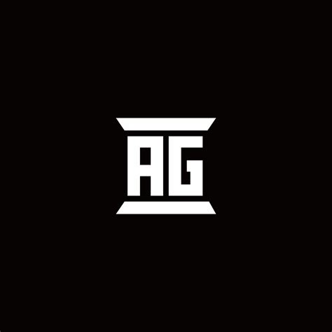 Ag Logo Monogram 2963759 Vector Art At Vecteezy