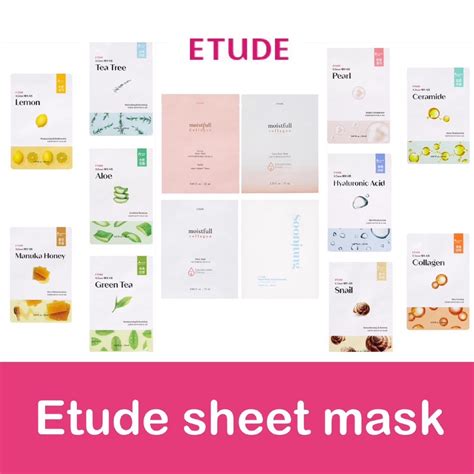 Etude House 0 2 Therapy Air Mask Sheet 20ml แผนมาสกบำรงหนา มหลาย