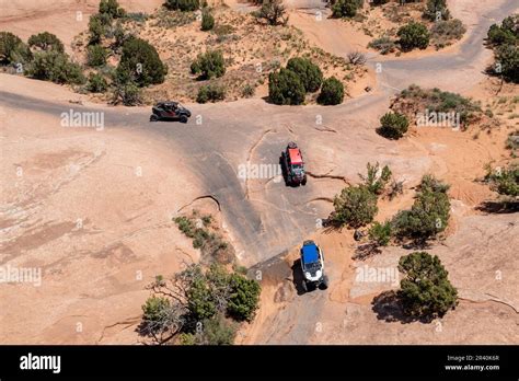 Off Highway Vehicles Or Ohvs Maneuver Over An Obstacle On The Fins