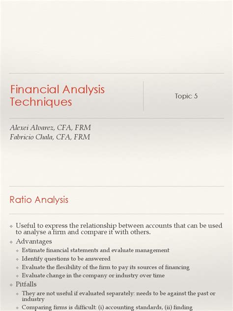 T5 Financial Analysis Techniques Pdf Equity Finance Dividend