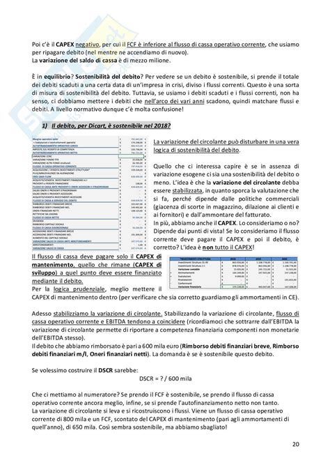 Analisi Di Bilancio Appunti Integrazione Sulla Base Del Libro