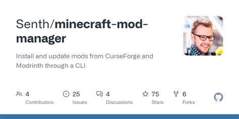 GitHub Senth Minecraft Mod Manager Install And Update Mods From CurseForge And Modrinth