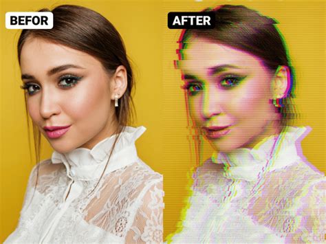 Glitch Effect Photoshop Action Actions And Presets Including Action