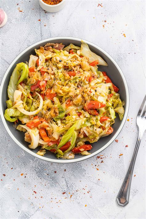Fried Cabbage And Bacon The Bewitchin Kitchen