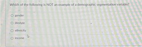 solved which of the following is not an example of a
