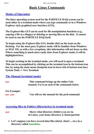 Basic Linux Commands Pdf