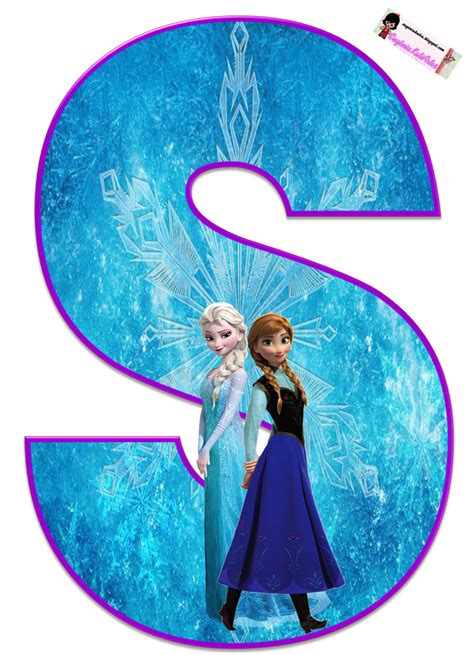 Frozen Bello Alfabeto Gratis De Elsa Y Ana Oh My Alfabetos