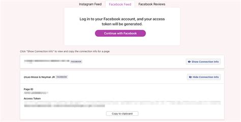 Connecting A Facebook Page Using Access Token Social Feed Wp Social Ninja