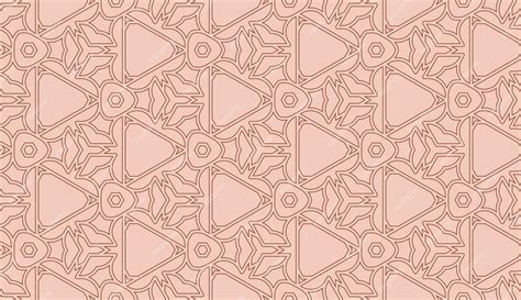 Premium Vector Abstract Elegant Brown Geometry Seamless Pattern