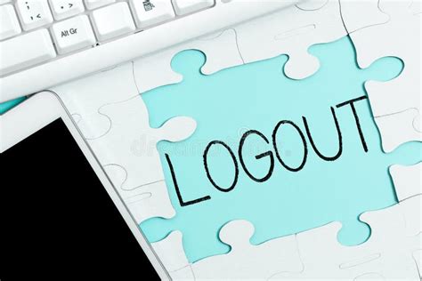 Text Caption Presenting Logout Business Idea Go Through Procedures To