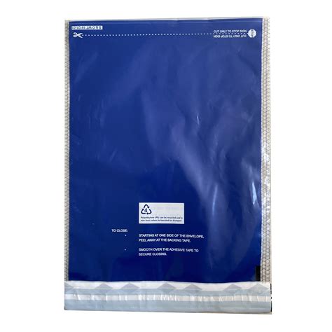Manufacturer Ldpe Customized Tamper Proof Security Plastic Exam