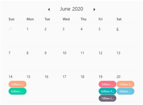 Bootstrap 4 Event Calendar Example Coverletterpedia
