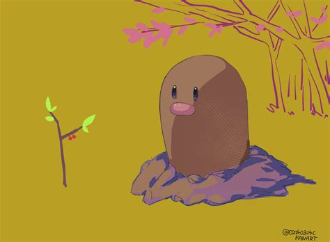 Diglett Pokemon Drawn By Valentine02140314c Danbooru