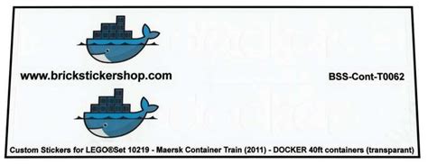 Custom Sticker Container Docker 40ft Brickstickershop