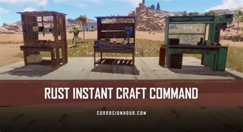 rust instant craft command and variable admin commands