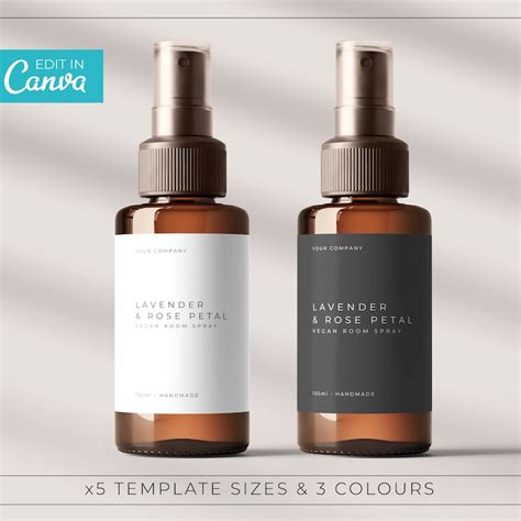 Custom Labels Room Spray Etsy