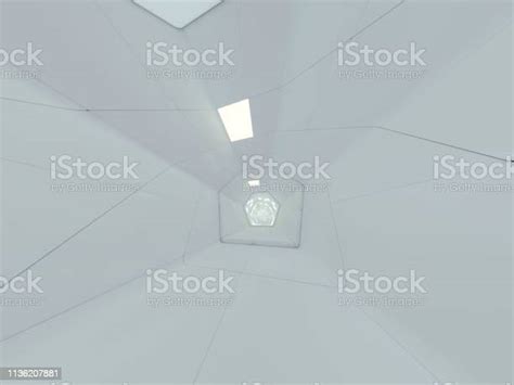 추상적인 현대 건축 배경입니다 3d 렌더링 0명에 대한 스톡 사진 및 기타 이미지 0명 3차원 형태 가정의 방 Istock