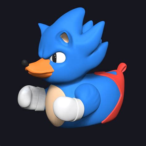 Stl File Duck Super Sonic Duck・template To Download And 3d Print・cults