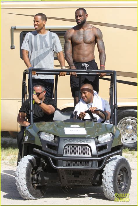 Lebron James Shirtless Nike Commercial Shoot Photo Lebron James Shirtless Pictures