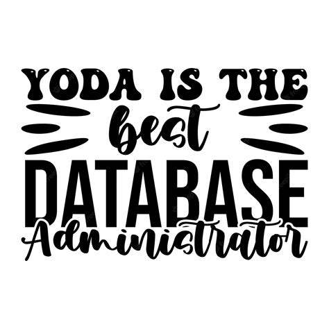 Premium Vector Database Administrator Quotes Design
