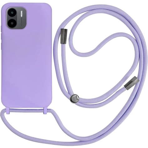 Capa Silicone Líquido Com Cordão Xiaomi Redmi A1 Lilás 9933670329373 Kuantokusta