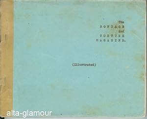 The Bondage And Torture Magazine Illustrated 1960 Manuscript