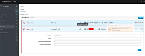 Unable To Perform Speedtest On Pppoe Interface Bug Nethserver Community