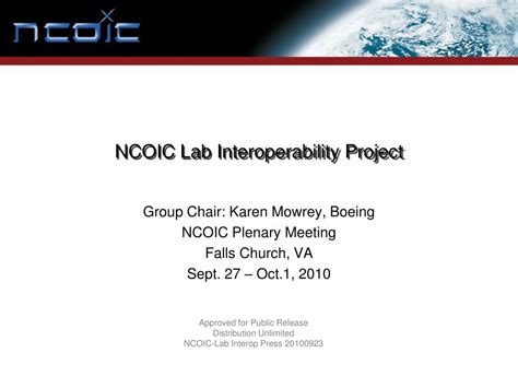 Ppt Ncoic Geospatial Interoperability Task Team Powerpoint Presentation Id4448397
