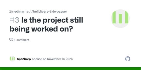 Is The Project Still Being Worked On · Issue 3 · Zinedinarnauthelldivers 2 Bypasser · Github