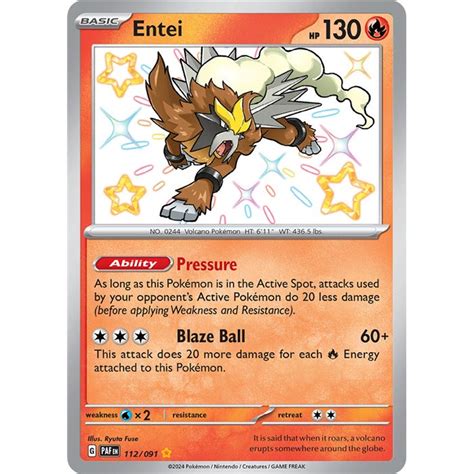 Entei Shiny Rare