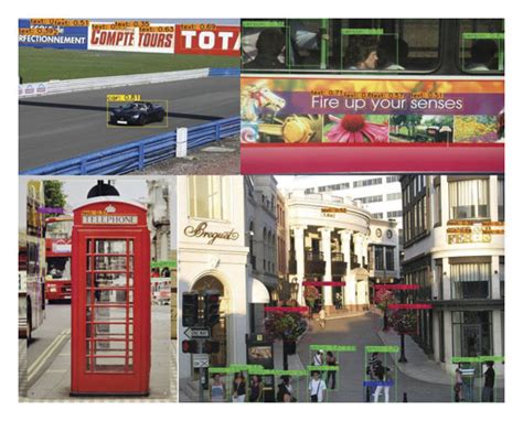 Examples Of Object Text Detection On The Comprehensive Dataset The Download Scientific Diagram