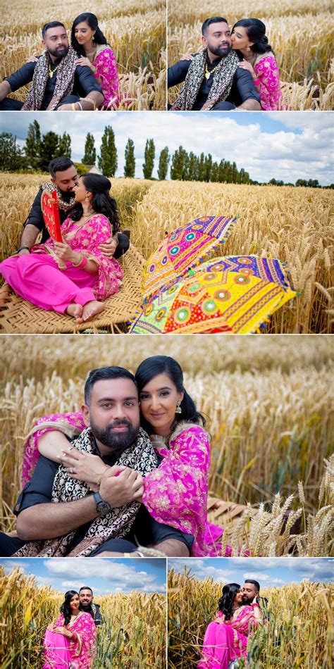 Pre Wedding Punjabi Themed Photoshoot At Hunscote Farm Indian Wedding