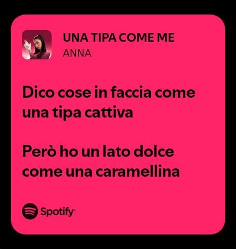 Una Tipa Come Me In 2024 Songs Anna Spotify