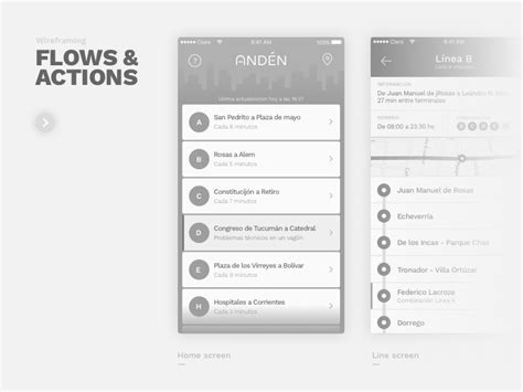 Andén App — Ios Android Subway App By Joaquín Lluis On Dribbble