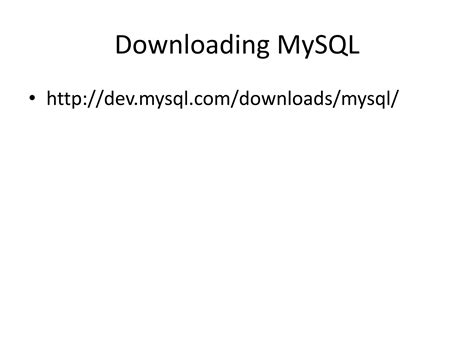 Rdbms Mysql Db Server Ppt